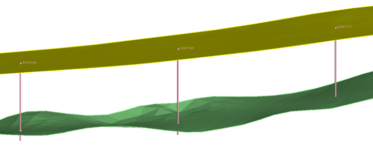 Drillhole planning | Determine collar elevation and target depth - Seequent