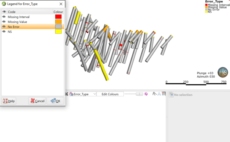 Viewing Invalid values in Leapfrog Geo - Seequent