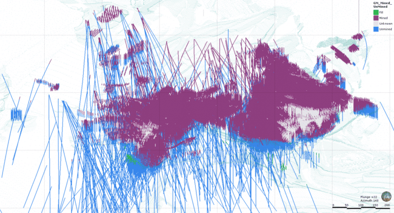 Creating an easily updatable Mined Geology Model | Leapfrog Geo - Seequent