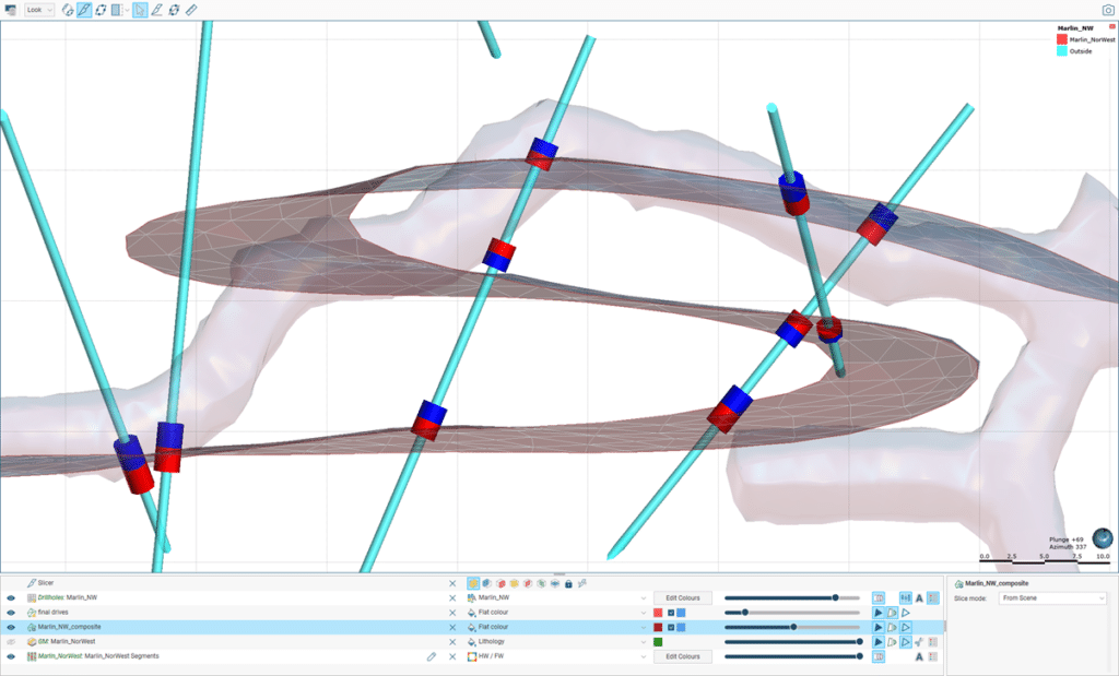 Modelling complex vein geometries in Leapfrog 2021.1 - Leapfrog Geo
