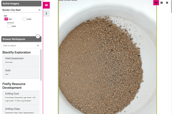 Field capture for chip samples using Imago Mobile - Imago