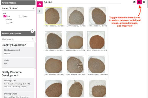 Field capture for chip samples using Imago Mobile - Imago
