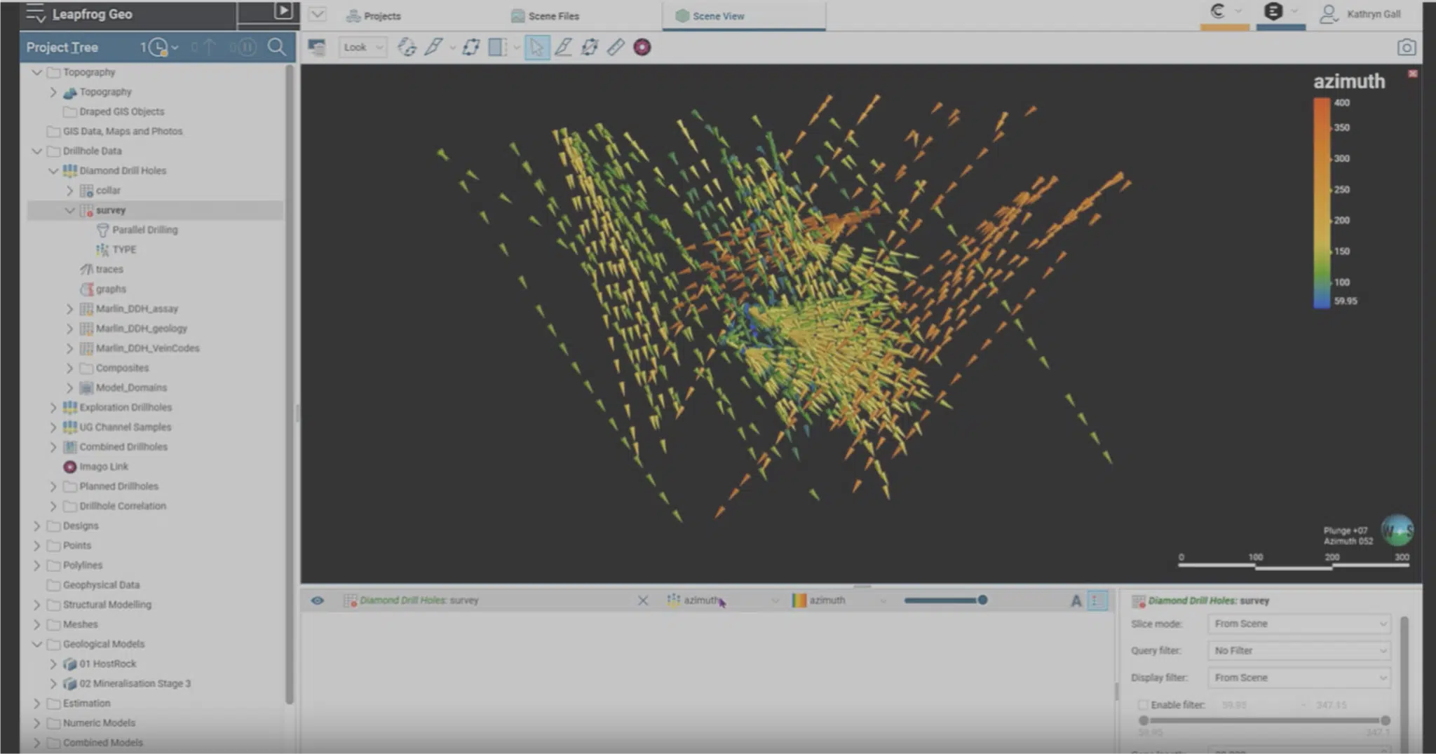 Leapfrog 2024.1: Mejoras de la tabla de estudio - Minería